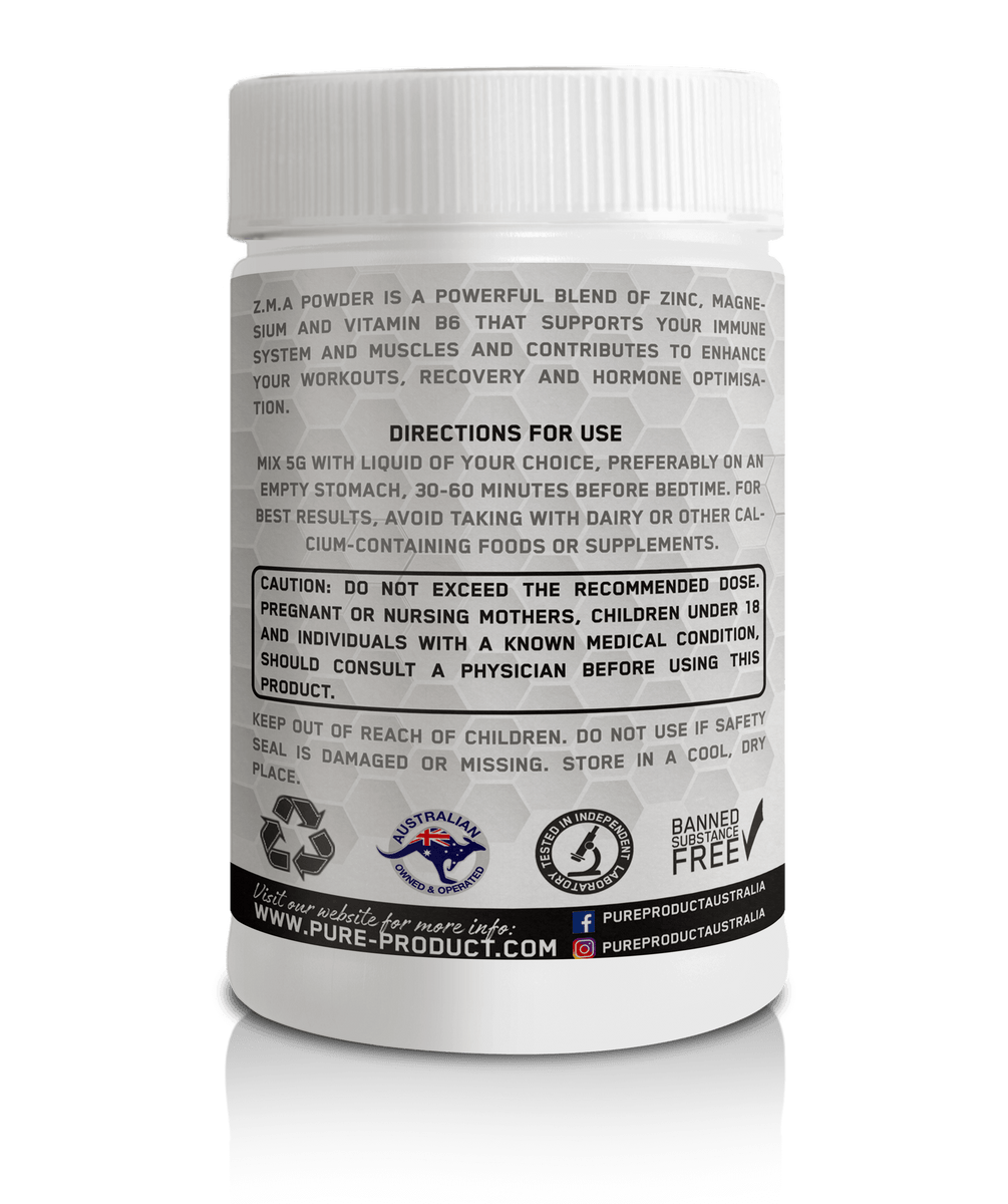 ZMA POWDER– Pure Product Australia